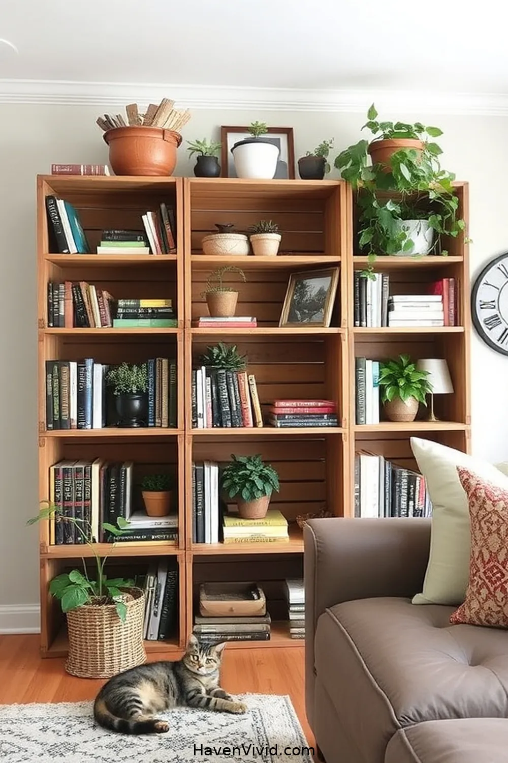 17 Ways to Create a Farmhouse Living Library Using Recycled Wood ...