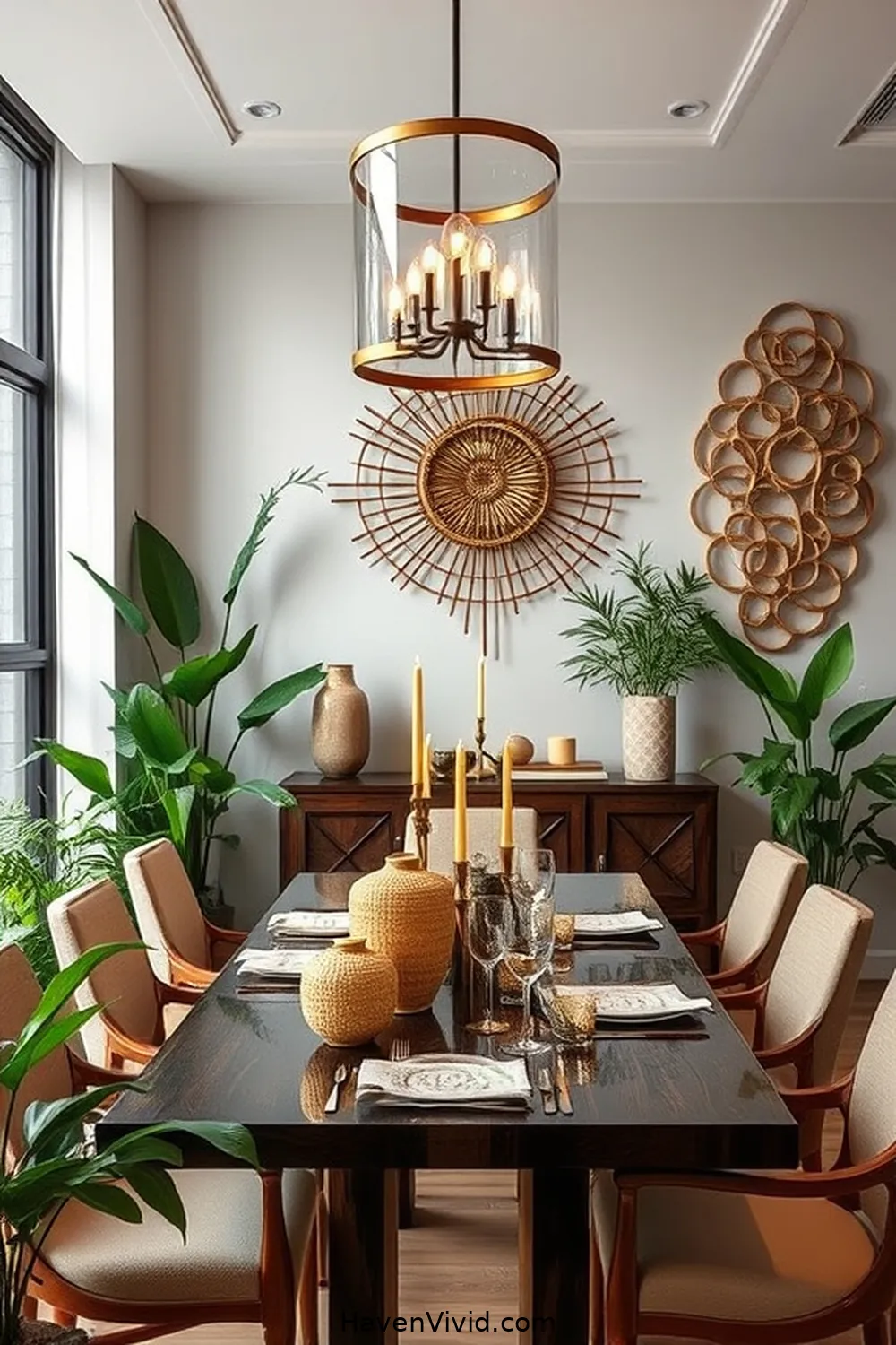 20 Stylish Ways to Use Bamboo in Your Urban Dining Room - Haven Vivid