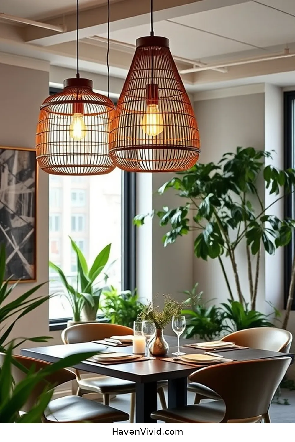 20 Stylish Ways to Use Bamboo in Your Urban Dining Room - Haven Vivid
