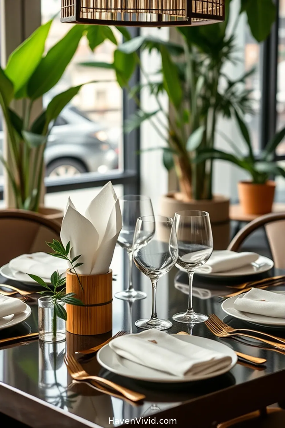 20 Stylish Ways to Use Bamboo in Your Urban Dining Room - Haven Vivid