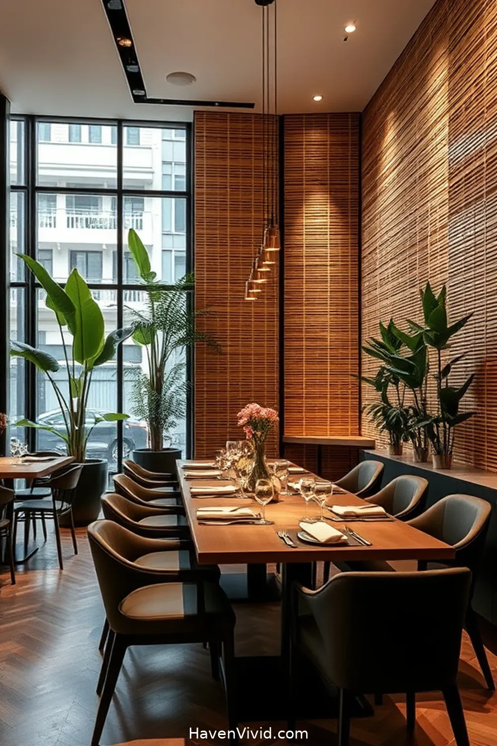 20 Stylish Ways to Use Bamboo in Your Urban Dining Room - Haven Vivid