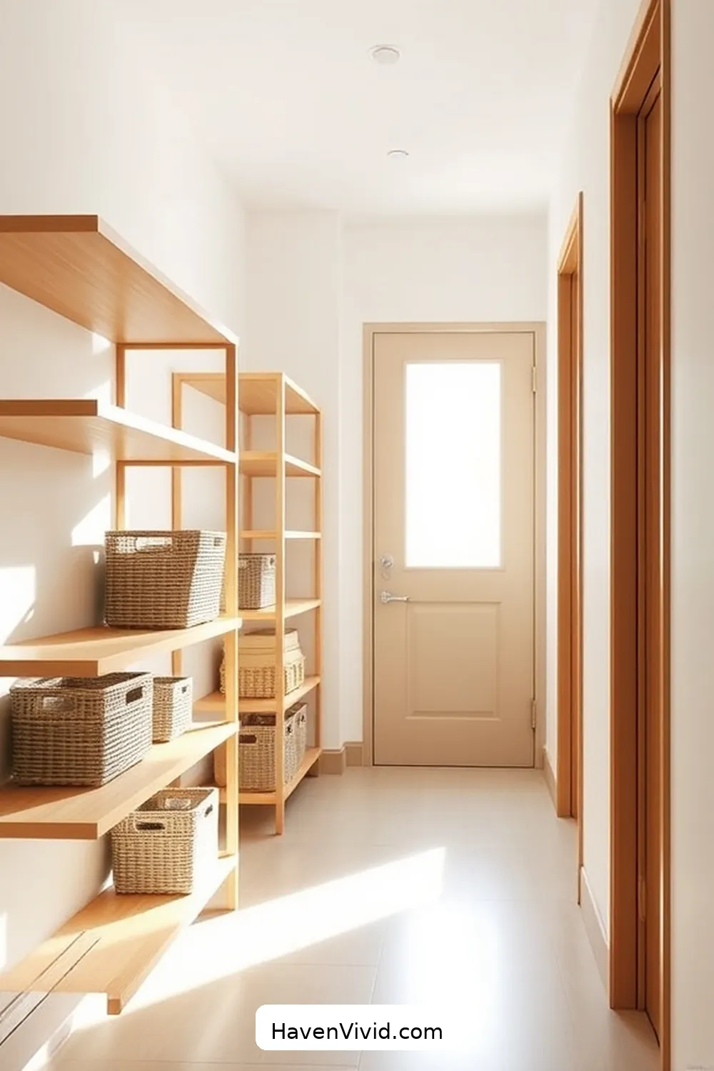 Create a Minimalist Lifestyle Hallway Using Bamboo Accents - Haven Vivid
