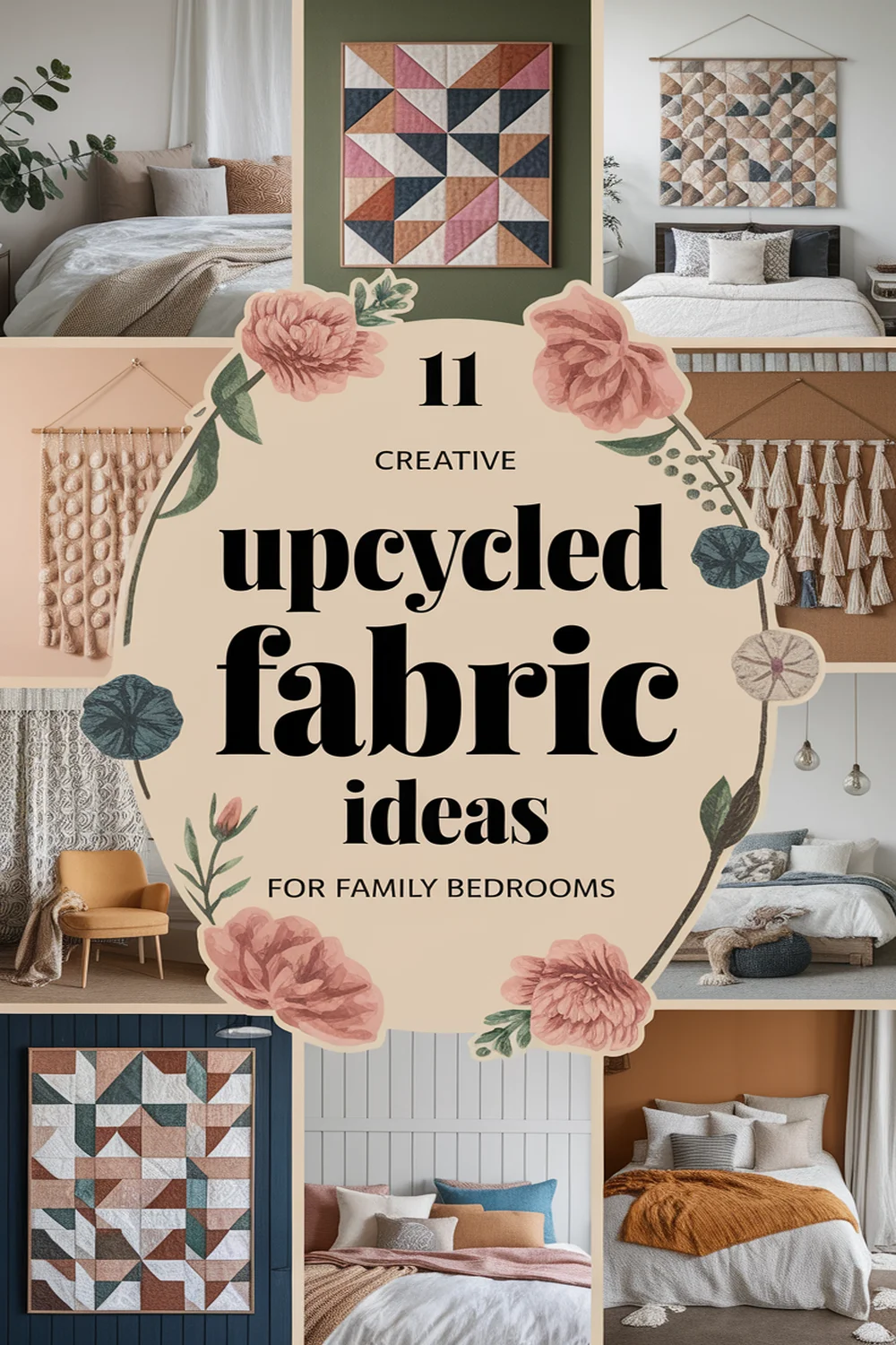 11 Creative Ways Using Upcycled Fabric for Family-Friendly Bedrooms ...